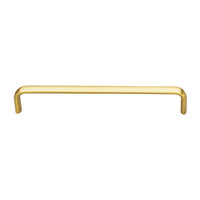 KETHY TRUMPET CABINET HANDLE 128MM BRASS MATT BH170/128-BRM